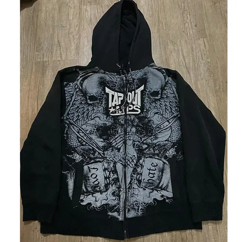 Толстовка Tapout мужская черная на молнии L