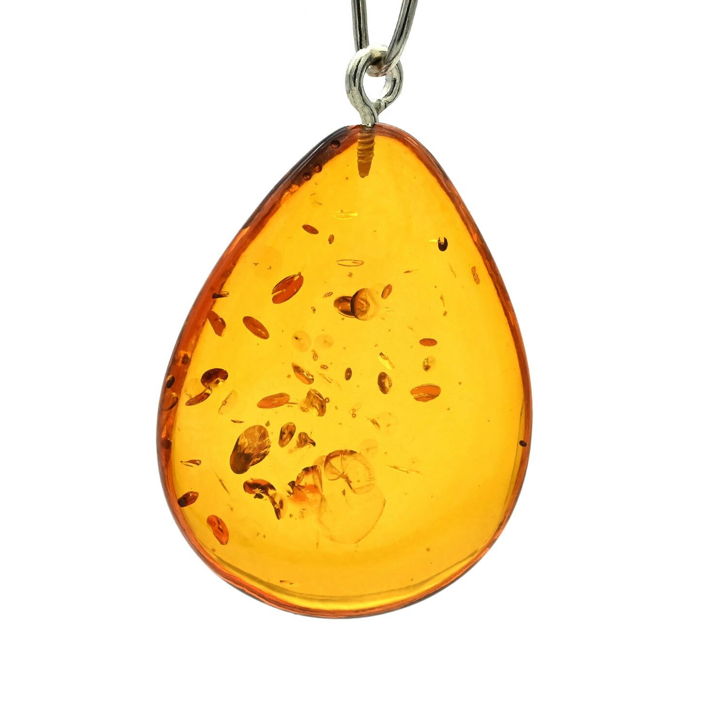 Подвеска, янтарь синтетический