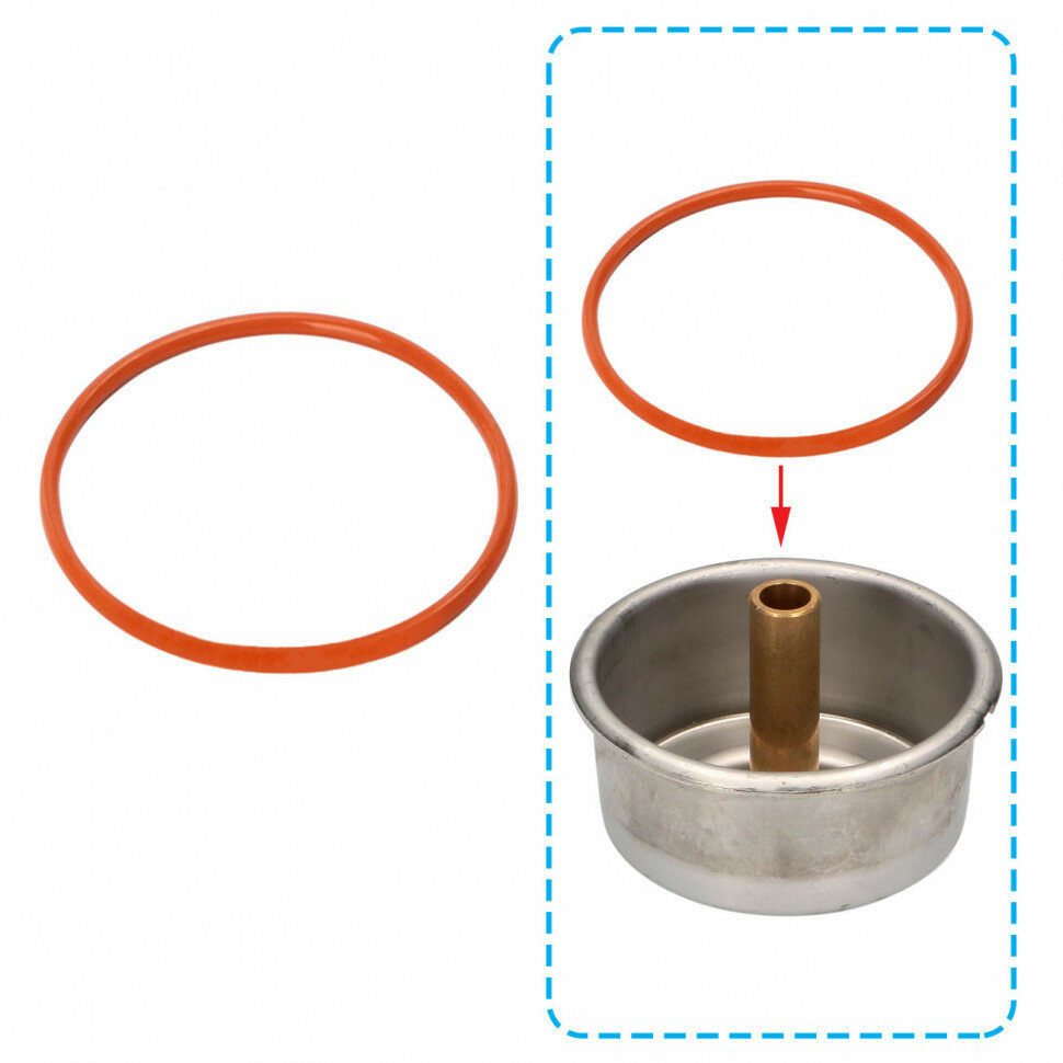 Прокладка крышки бойлера для кофемашин DeLonghi Bar, EC, Krups (OR4312), зам. MS-0900660, 0802001 533216 Прокладка крышки бойлера для кофемашин DeLonghi Bar, EC, Krups (OR4312), зам. MS-0900660, 0802001