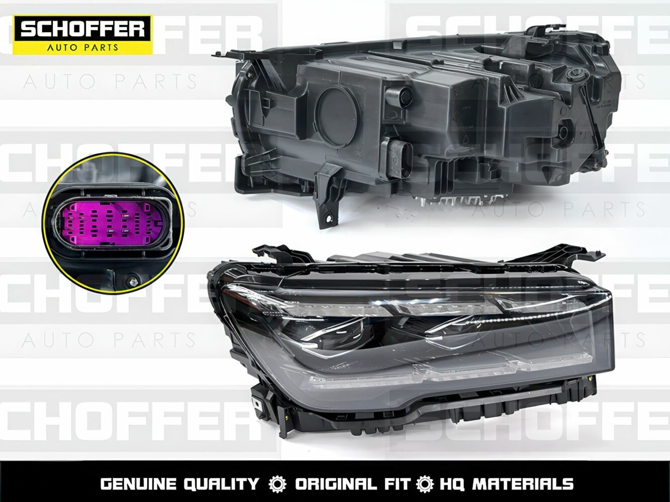 Фара правая, для Джили Монджаро 2022-н. в. Geely Monjaro 2022-н. в, артикул SHF-12191, производителя SCHOFFER