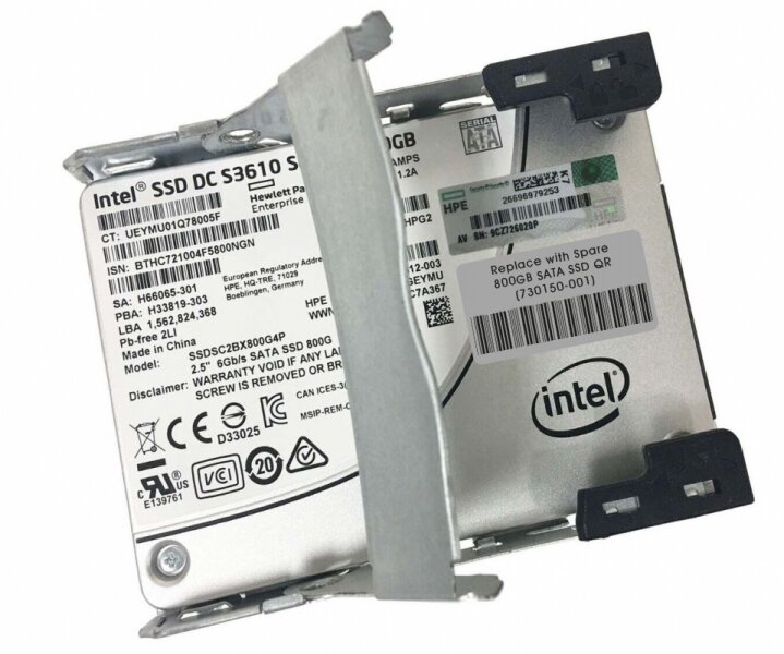 Жесткий диск HP 730057-B21 800Gb SATAIII 2,5" SSD