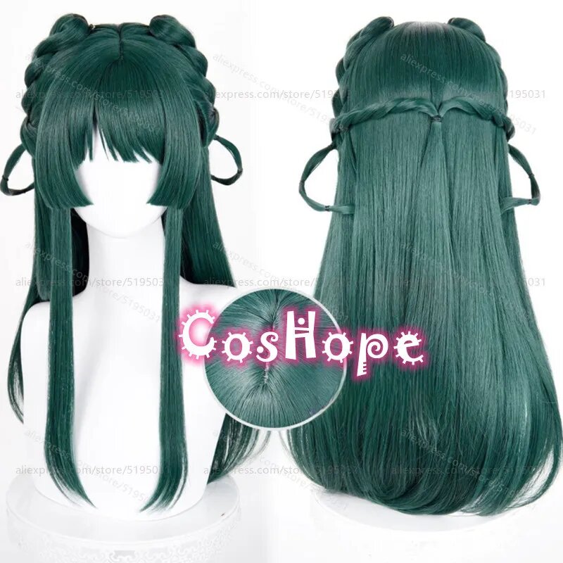 CosHope Косплей Парик Mao Mao, Темно-Зеленый