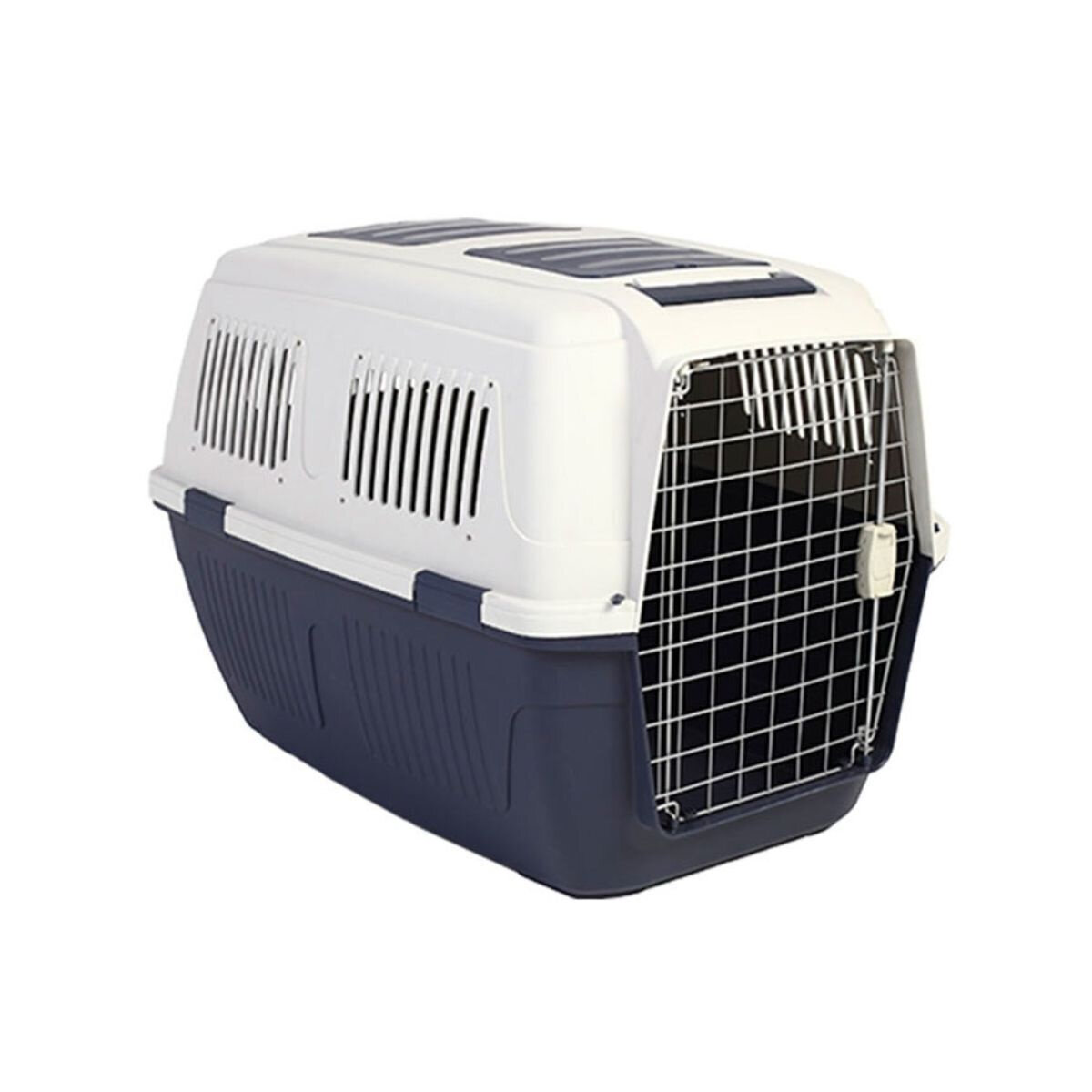 Переноска для собак Triol Standard Extra Large, размер - 92 х 64 х 67 см, цвет - синий/белый