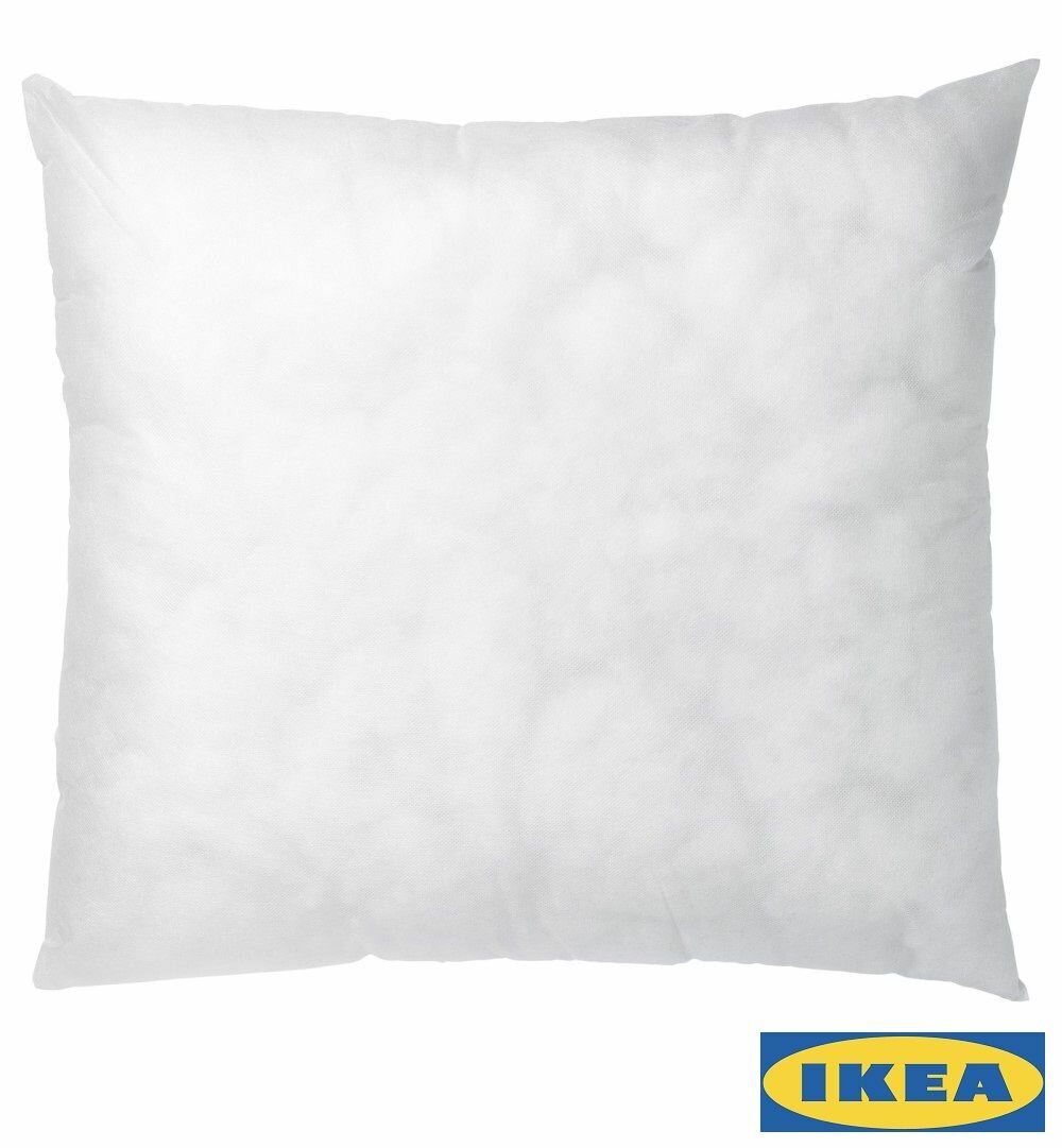 Подушка иннер икеа (INNER IKEA), 65 x 65 см, полиэстер, белый