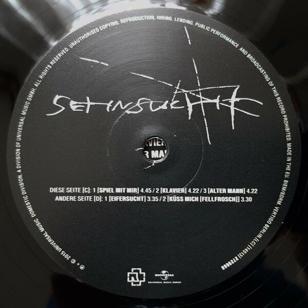 Rammstein - Sehnsucht (2LP) — фото 1