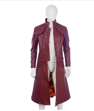 Костюм для косплея Данте — роскошный кожаный полный комплект, индивидуальный заказ любой размер, дизайн унисекс