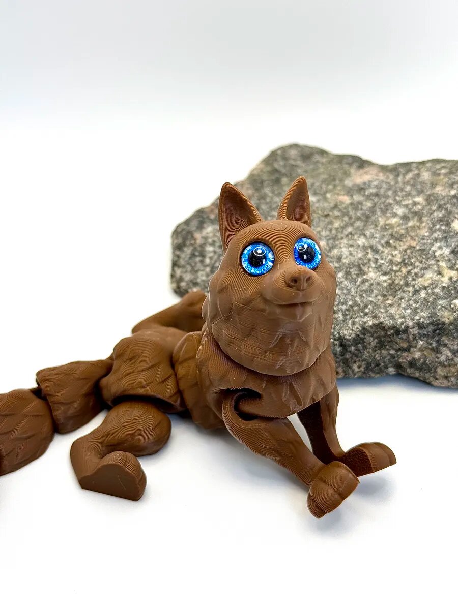 Фигурка подвижная антистресс Home&Misc "Собака", пластик, 3Д-печать, 18см