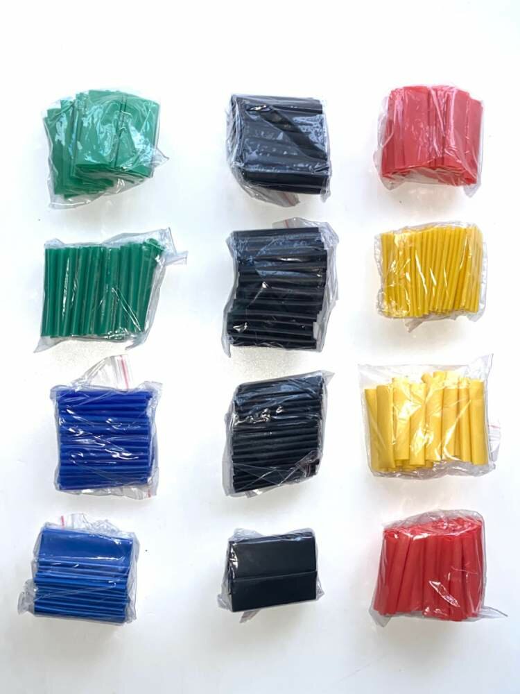 Набор термоусадочных трубок 45мм 530 шт 12 размеров от 1,5-10мм