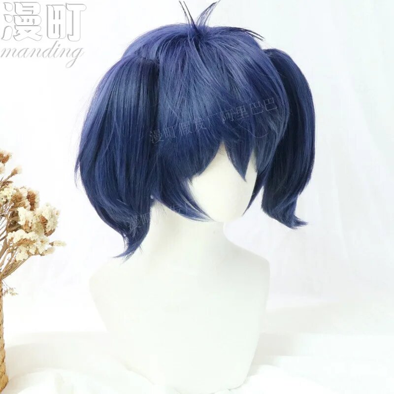Косплей костюм Koube Shio Matsuzaka Satō Темно-синий, S, Shio Wig