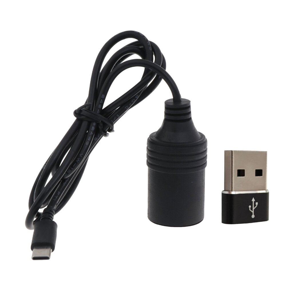 USB Type C к автомобильным прикуривателям, розетка для конвертеров, адаптер пылесоса