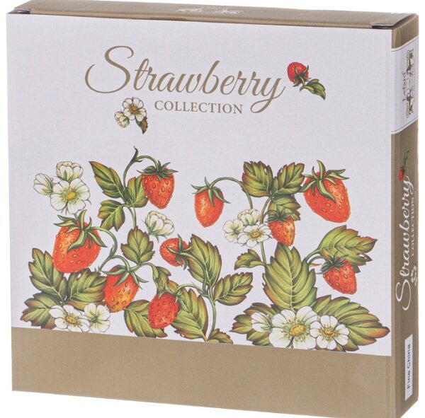 Набор тарелок закусочных LEFARD Strawberry 2 предмета 20,5см фарфор