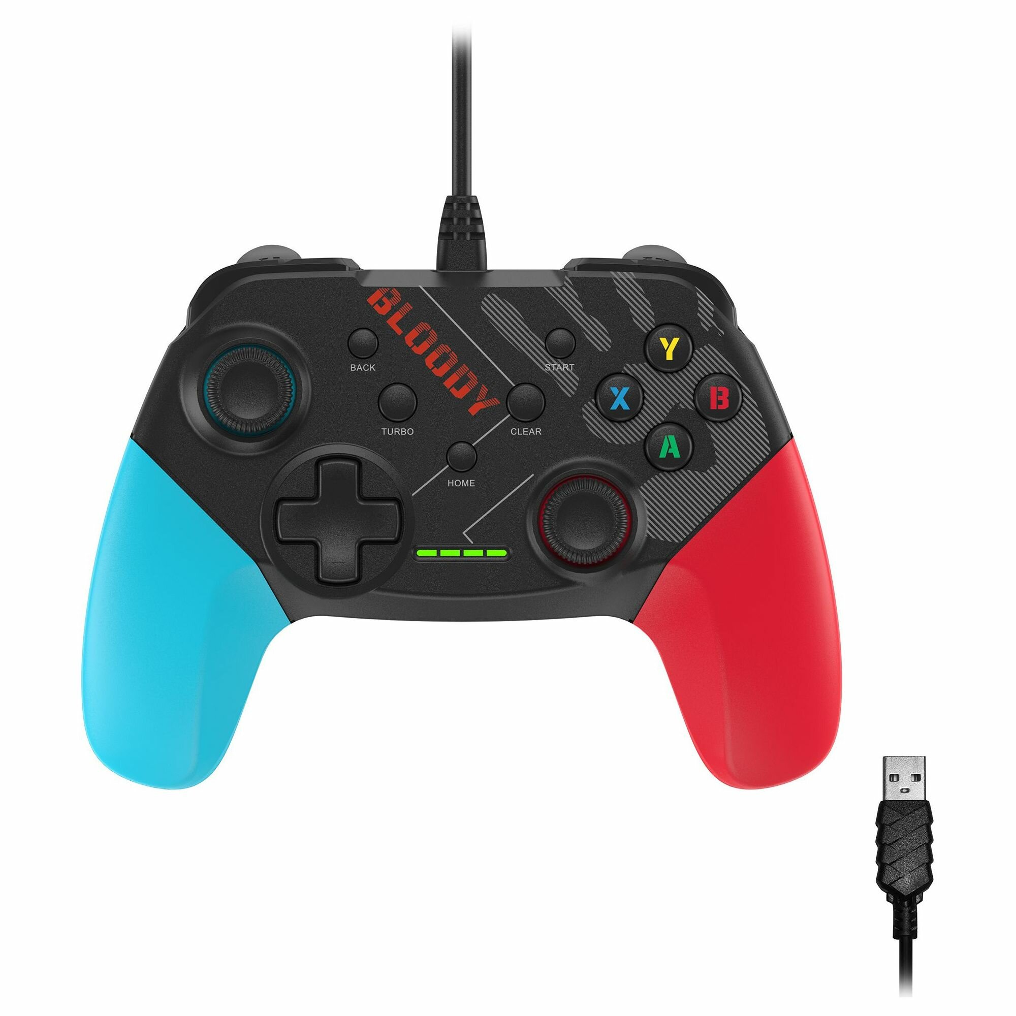 Геймпад A4Tech GP30 Sports черный/синий USB виброотдача обратная связь (GP30 SPORTS BLUE)