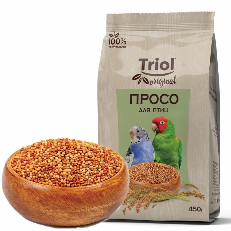 Корм для птиц, Просо Триол Ориджинал 450г