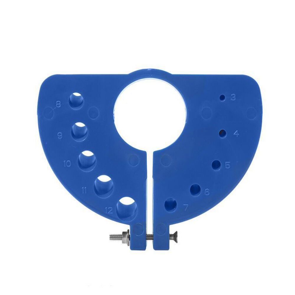 Шарнир для заточки сверл, синий цвет, материал ABS пластик, размеры сверл 3мм-12мм, для угловых шлифовок 100/125, количество 1 шт.