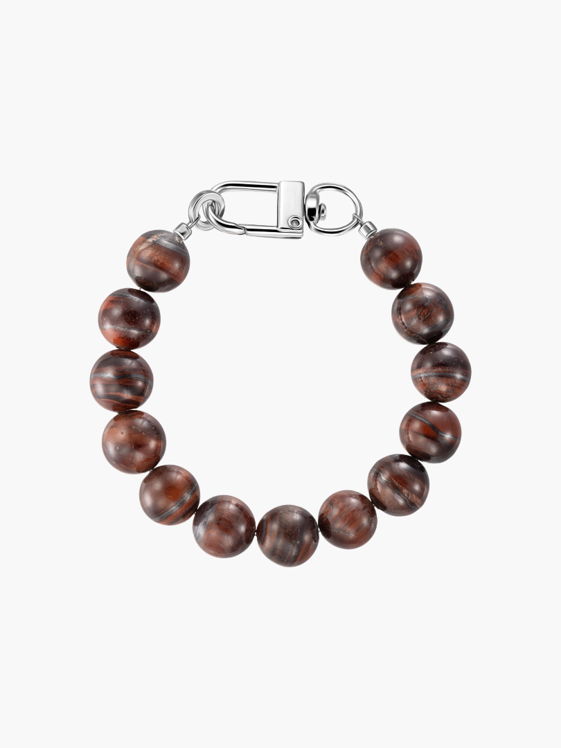 Плетеный браслет, бычий глаз