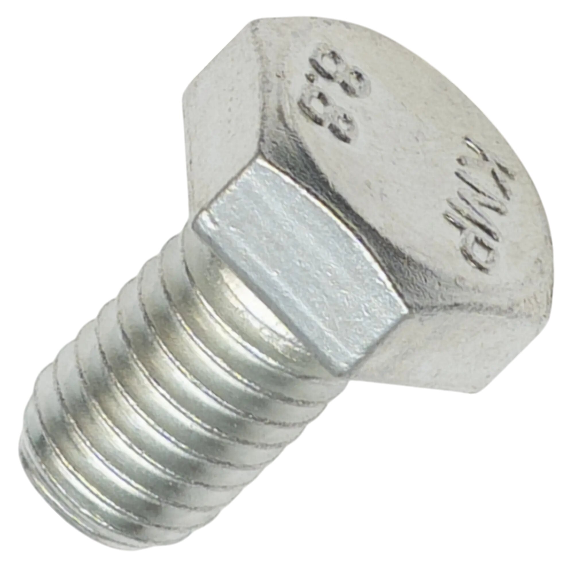 Болт DIN 933 М12x20 оцинкованный, полная резьба, крепеж для конструкций, упаковка 6 шт