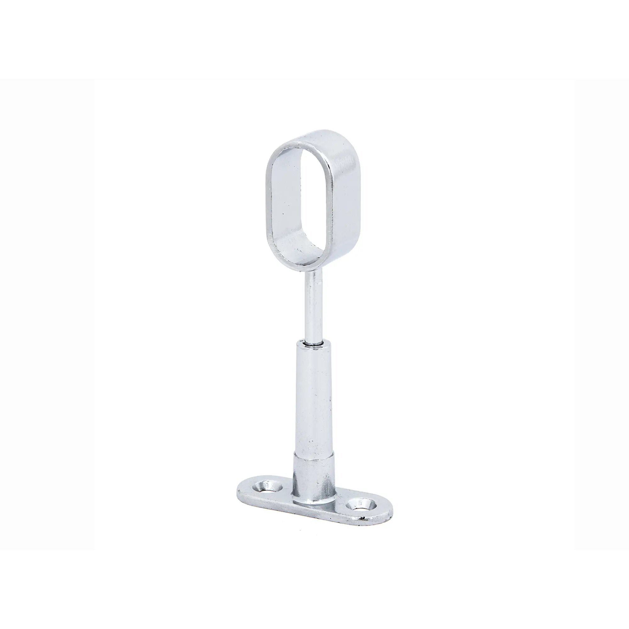 Держатель трубы Ø30 без фиксатора, хром, крепление для трубопроводов