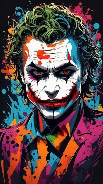 Алмазные Мозаики "The joker-DC"40x60cm
