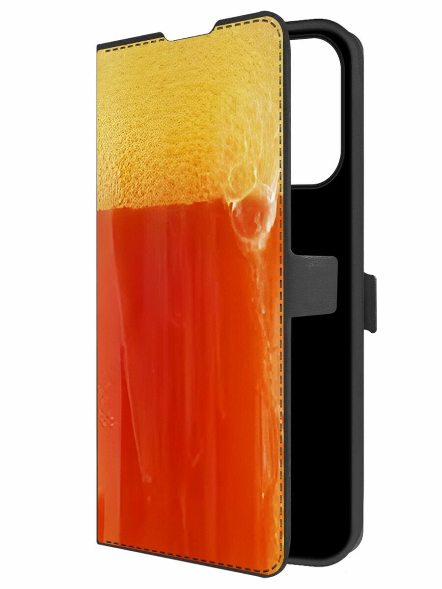 Чехол-книжка Krutoff Eco Book для Honor X8c Квас (черный)