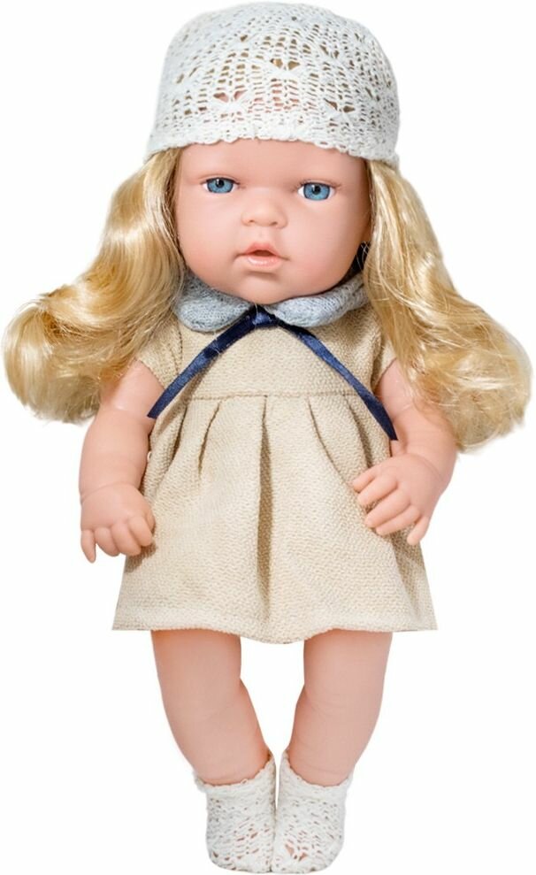 Кукла пупс, высота 30 см, игрушечный младенец с одеждой и длинными волосами, для сюжетно-ролевых игр, пластиковый пупсик, в пакете