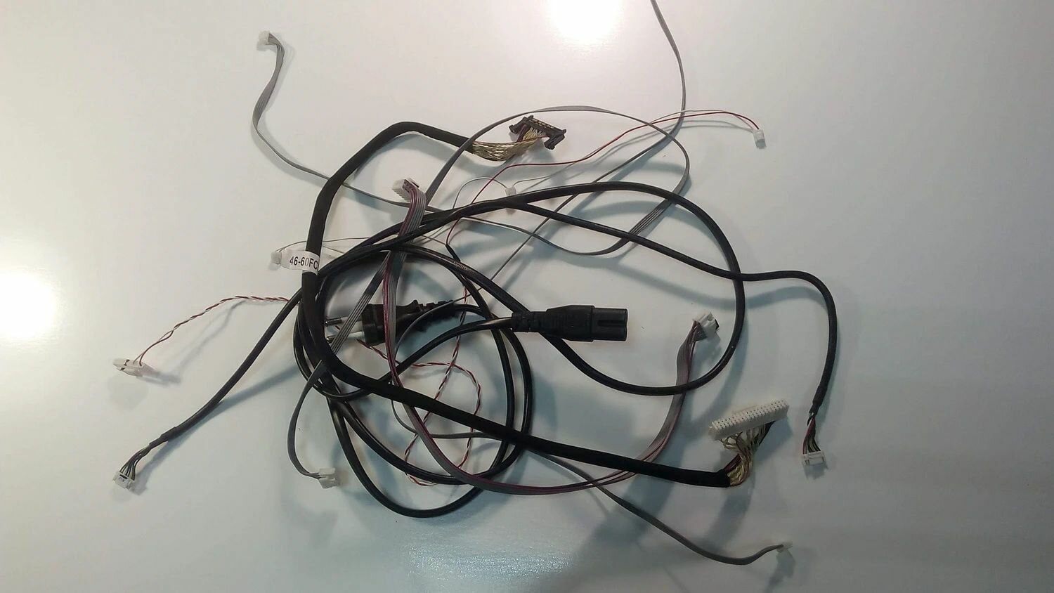 LVDS 46-60FC50-CFB01G + Комплект шлейфов + Кабель питания 2 pin для Tx-43Fsr400 Lcd Телевизор Panasonic Шлейф арт. 8992