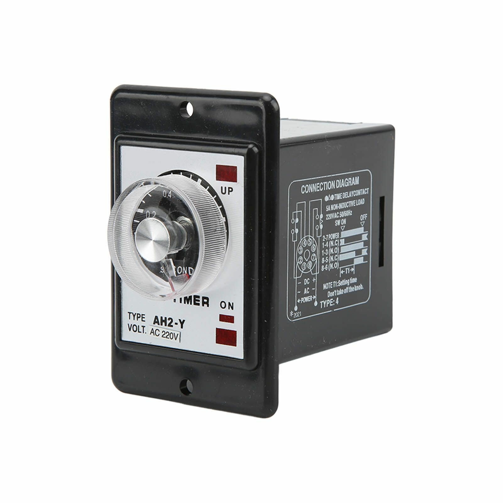 Реле времени JYIO AH2 Y 1S, 8-контактное, малый указательный тип, таймер 220В переменного тока