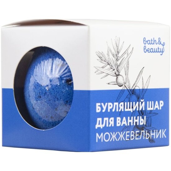 Бурлящий шар для ванны Bath&beauty 11-673 Можжевельник 100 г