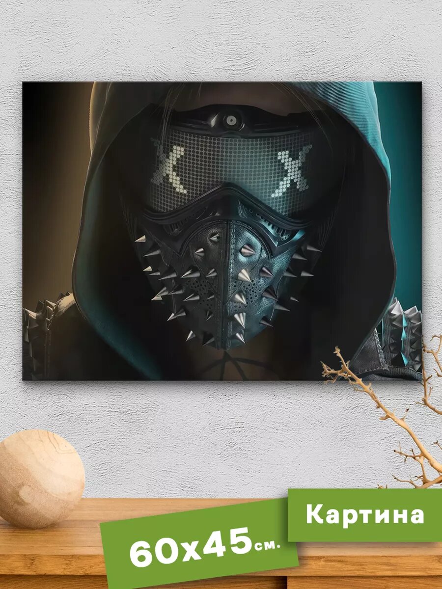 Картина на стену на холсте Watch Dogs 2 Вотч Догс Ренч