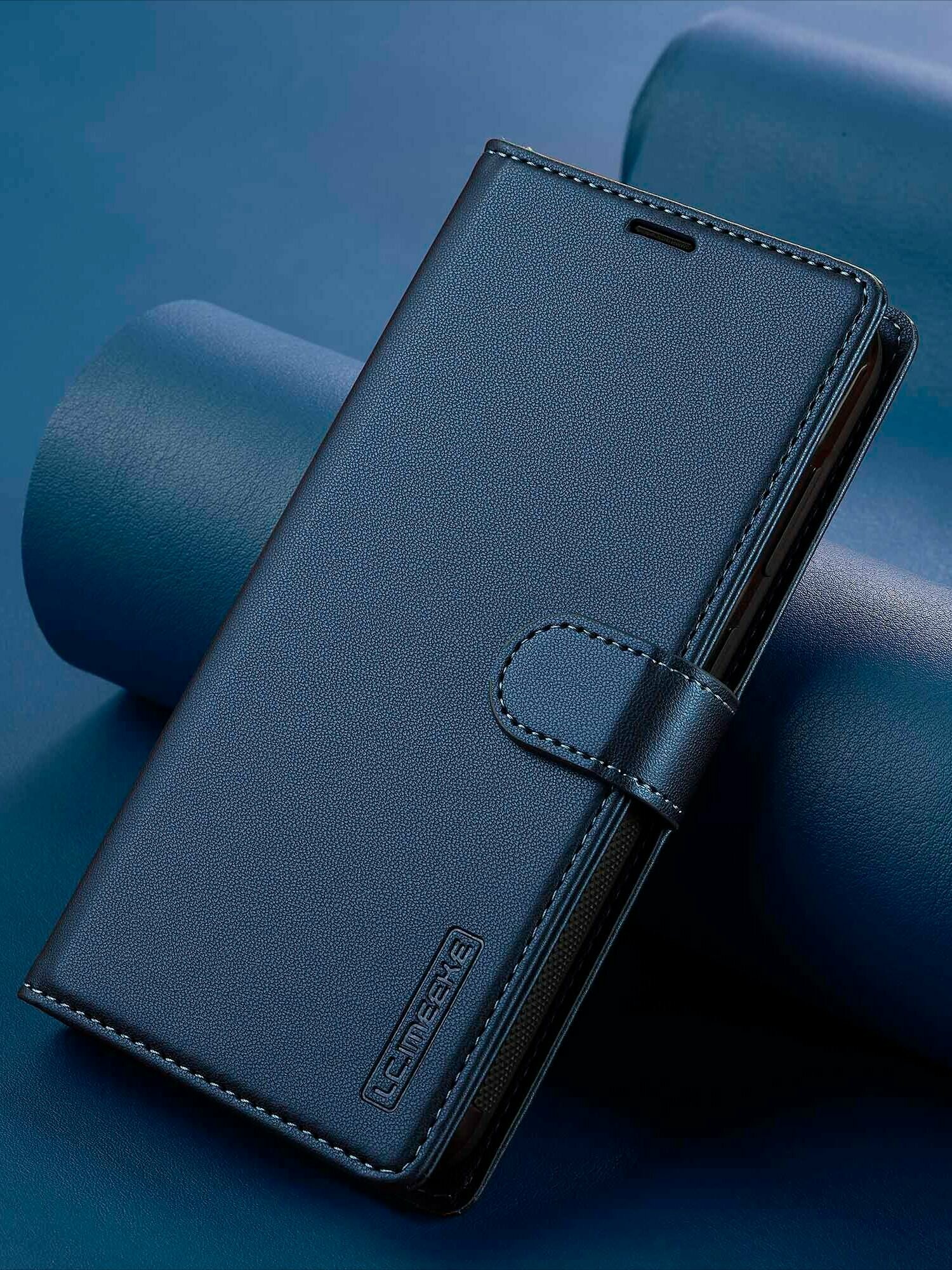 Кожаный чехол для Samsung Galaxy S20 FE (Самсунг Галакси С20 ФЕ, S20FE), съемный корпус 2 в 1, магнитная застежка сбоку, отделения для карт и кошелек, шнурок в комплекте