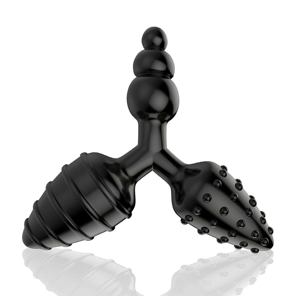 Анальная втулка ICON BRANDS IC2695 Triad текстурная трехсторонняя