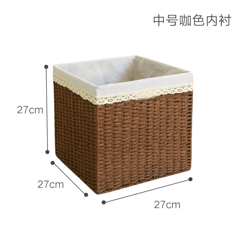 Прямые продажи с фабрики: квадратный ящик для хранения, органайзер для одежды, плетеный корзина для хранения, ящик для игрушек, шкаф