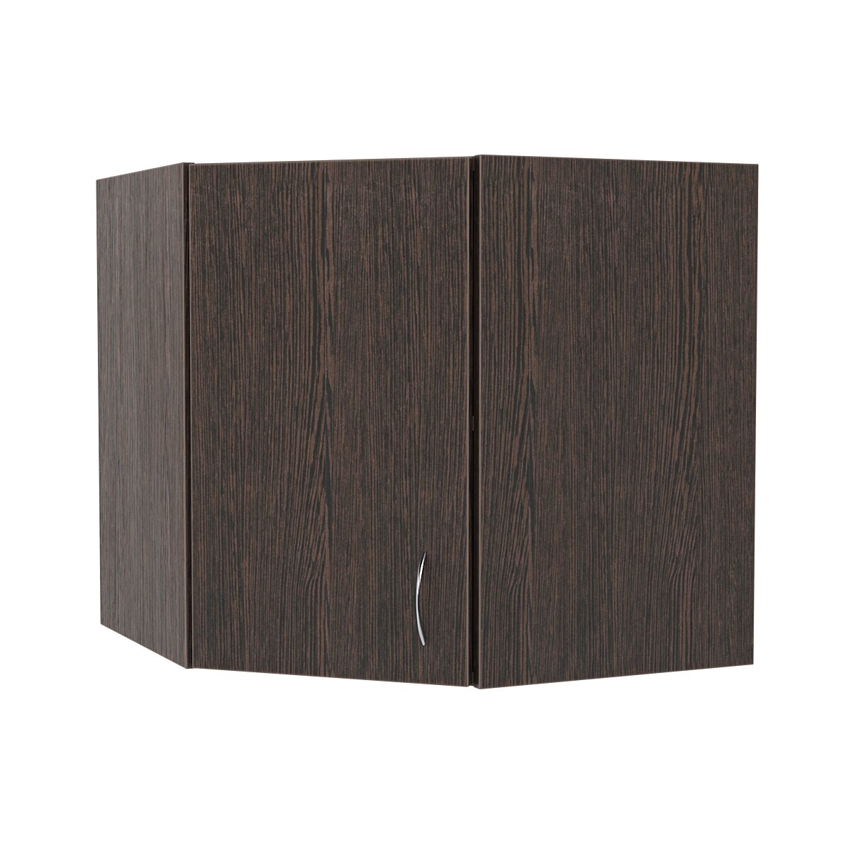 Кухонная антресоль №7 угловая настенная, Дуб Венге. Производитель товара - компания Westcom.