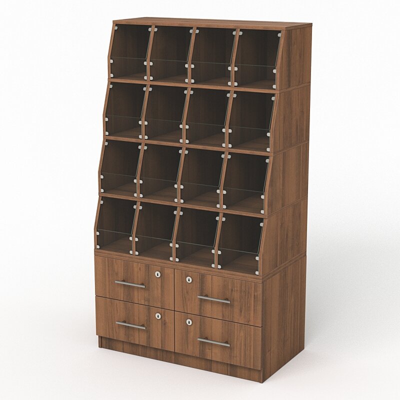 Стеллаж для конфет, орехов, сухофруктов "орешек" №6, Орех. Производитель товара - компания Westcom.