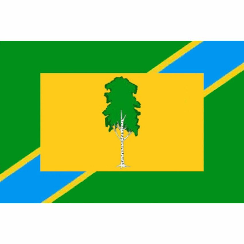 Флаг Берёзовского района (Пермский край) 135x90 см.