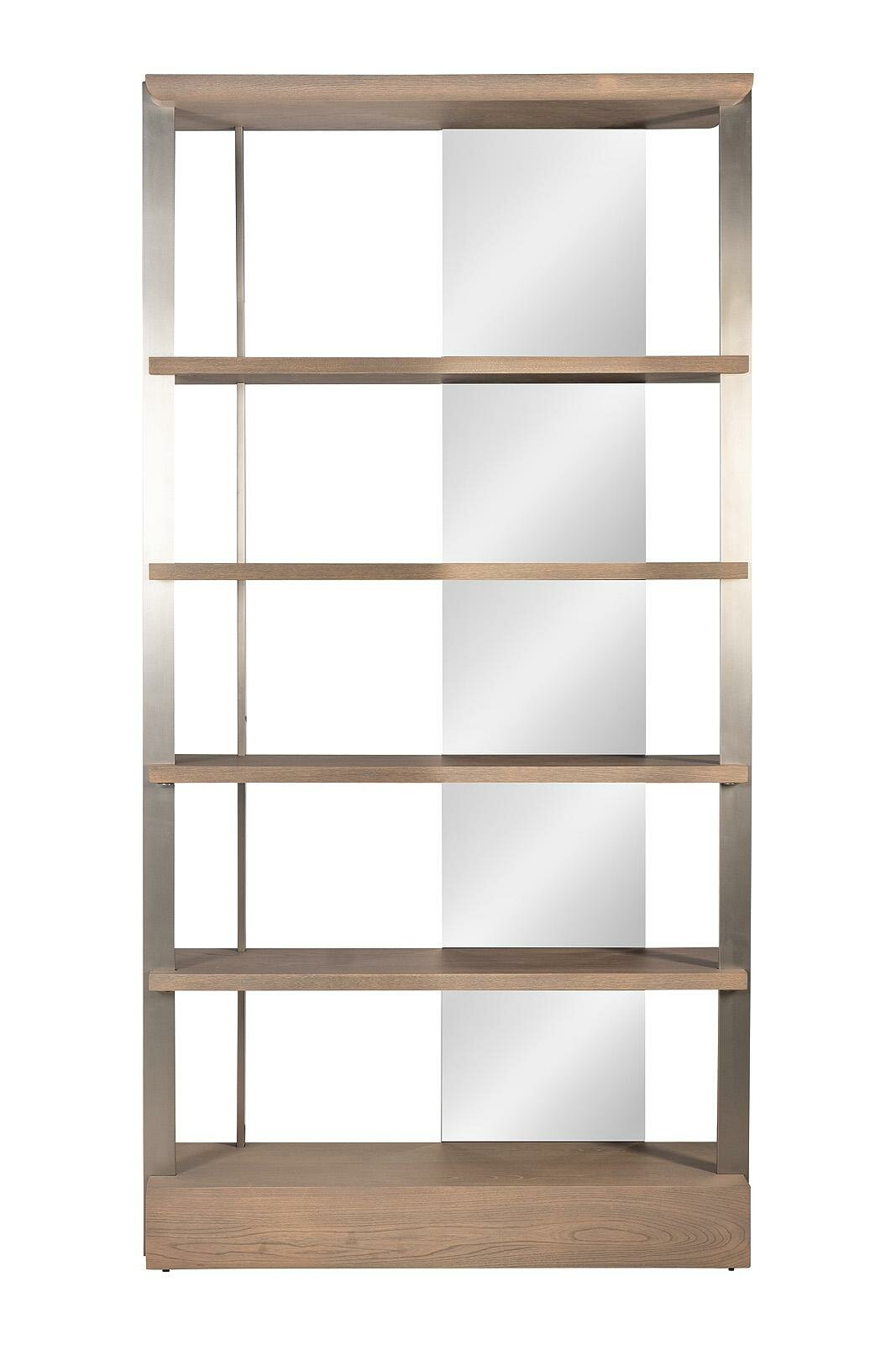 Мебель Garda Decor 58DB-09263 Стеллаж "Закруглённый" (Smooth) 112,4*41,8*218см арт. 58DB-09263