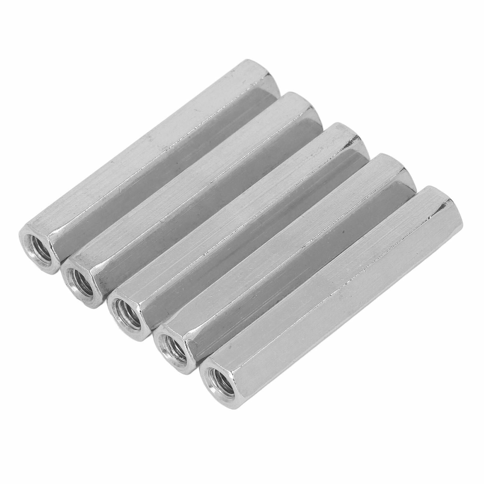 5 шестнадцатеричной гайки шестнадцатеричной муфты M8x1.25 75 мм длиной 304 Служба из нержавеющей стали для шестнадцатеричной гайки для винта с шпилькой болта