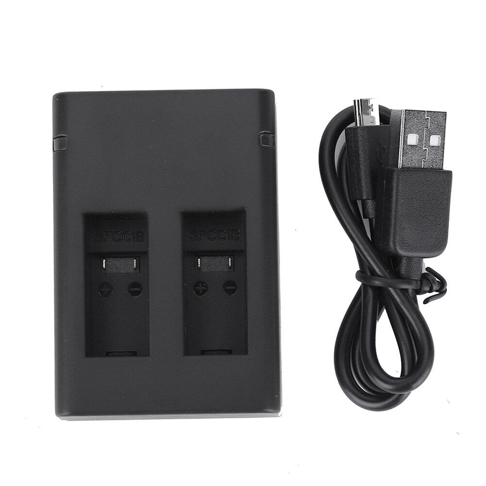 Зарядное устройство для экшн-камеры с двумя разъемами и USB-кабелем для зарядки для панорамных камер GOPRO MAX