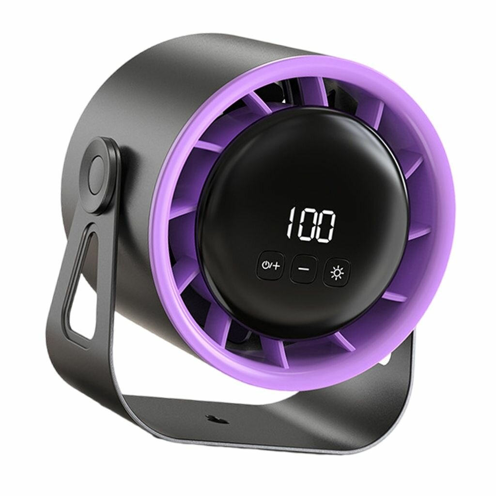 100-скоростной циркуляционный вентилятор-настольный вентилятор X8 серого цвета