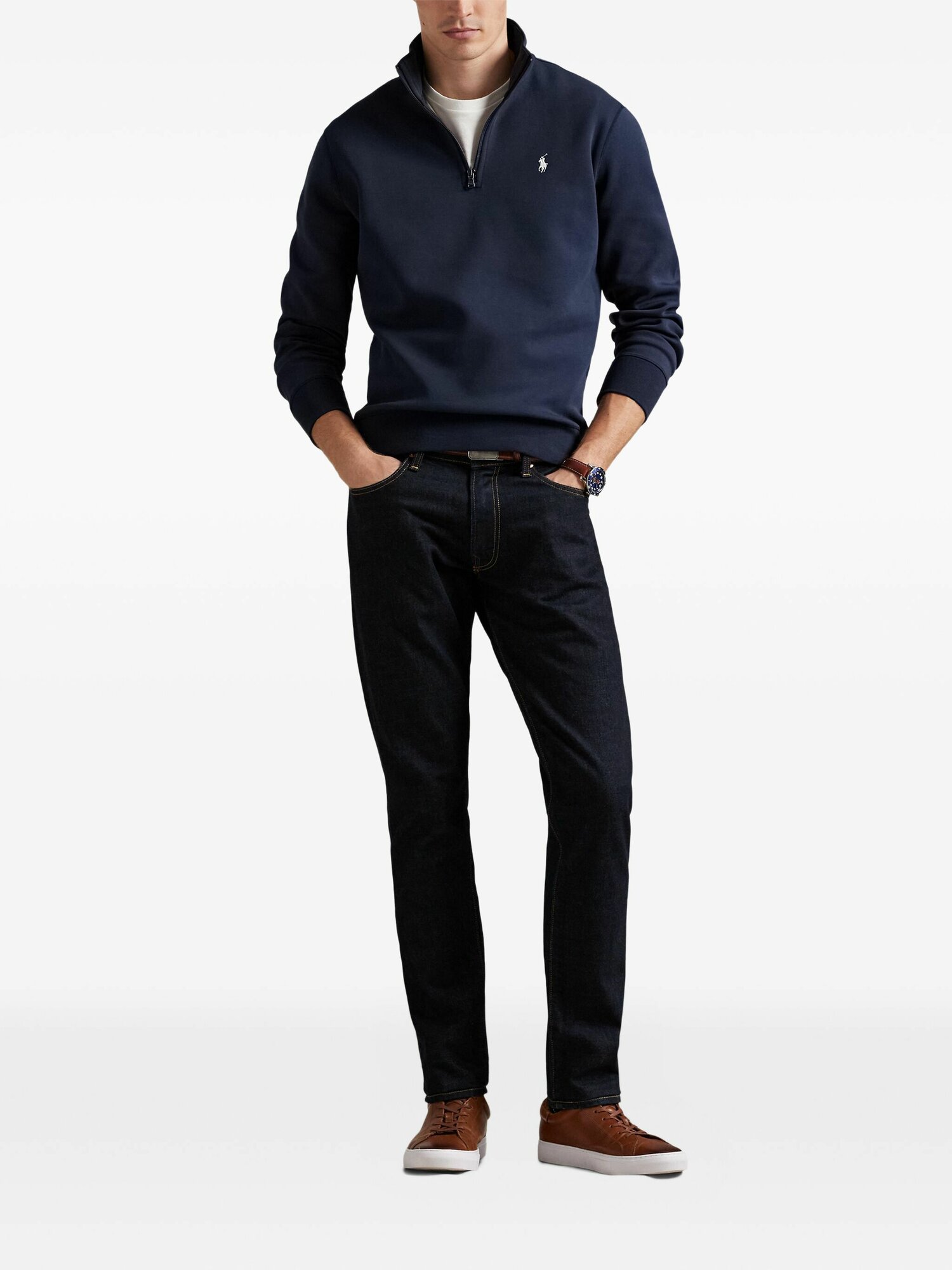 Поло Polo Ralph Lauren, размер L, синий — фото 1