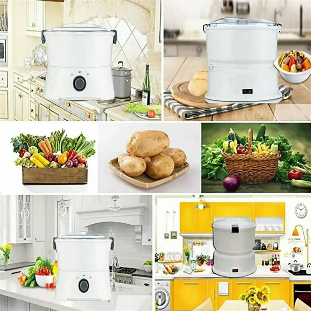 Машина для чистки картофеля Салат для вращения Сушка/Поворотный предохранитель,25,5 х 27 см