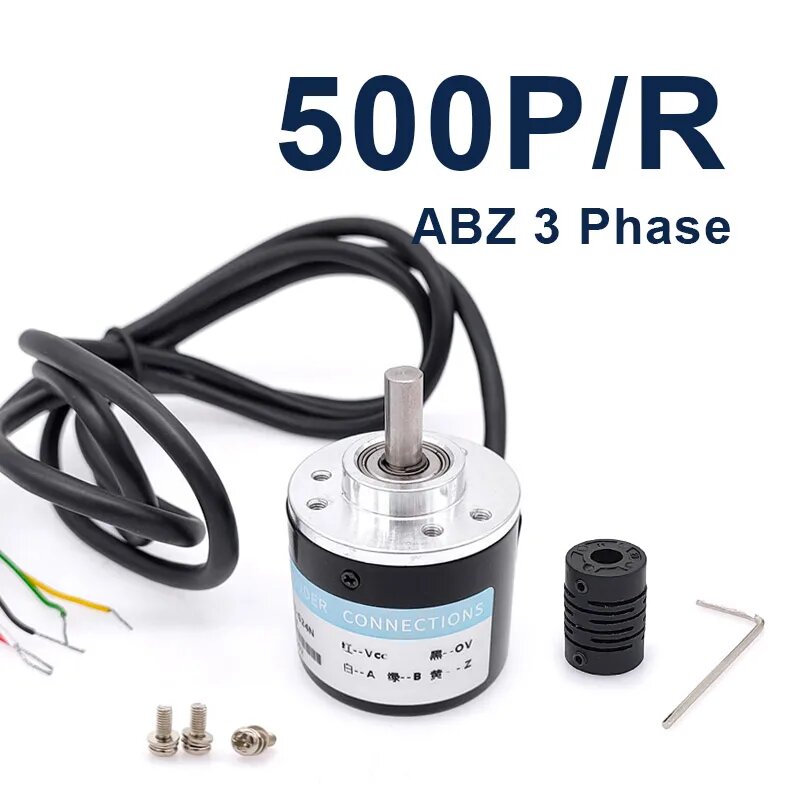 Инкрементный энкодер 500P/R ABZ 3 Phase