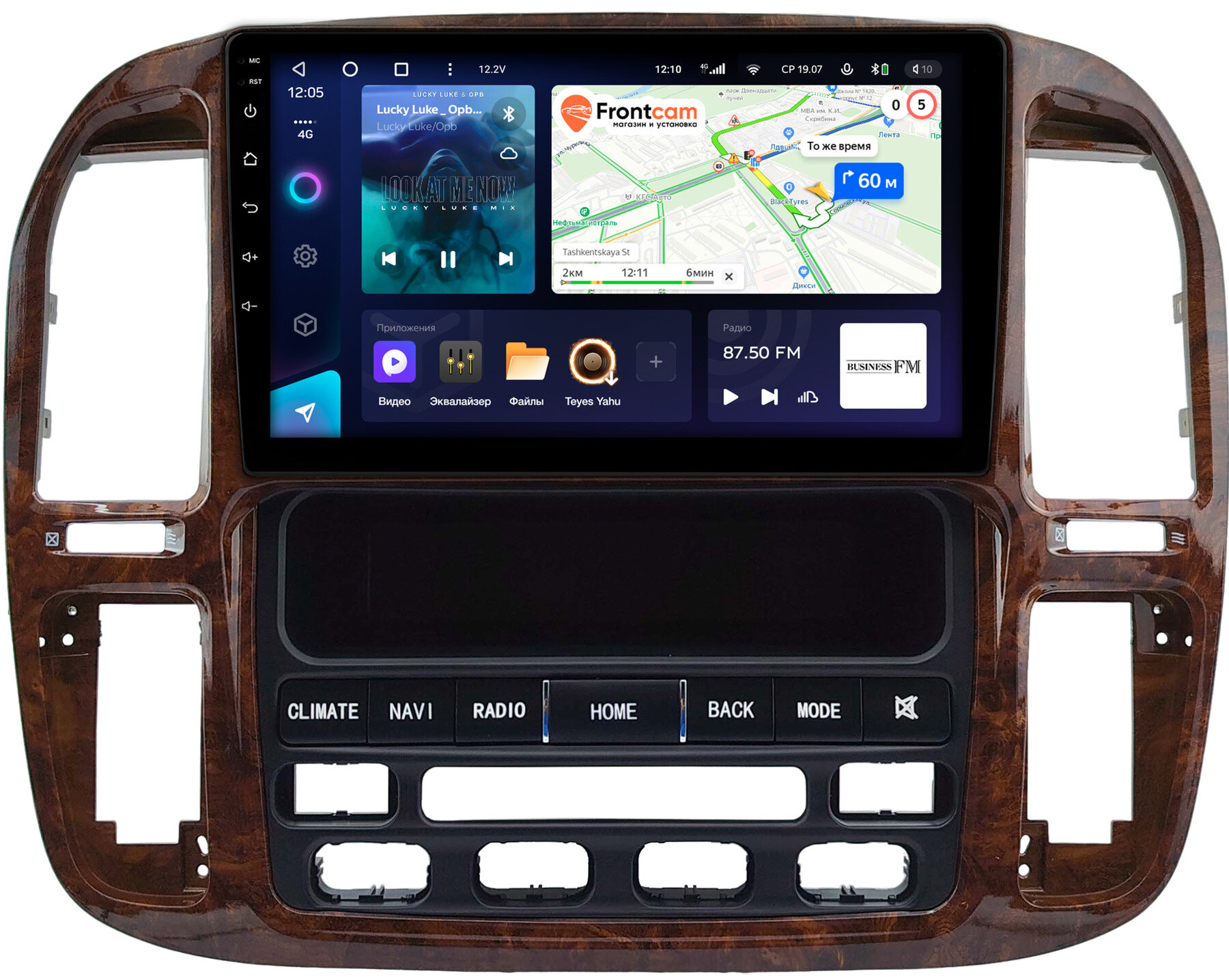 Штатная магнитола Lexus LX 470 1998-2002 (авто с цвет. экраном) Teyes CC3 6/128 9" RM-9-0441 Android 10 (4G-SIM, DSP, QLed)