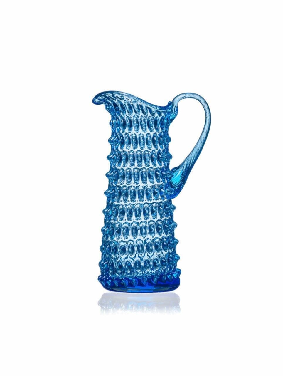Кувшин 1,2л. "Кветна Полка Дот" Голубой