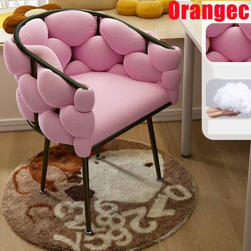 Компактное офисное кресло с регулировкой высоты и мягким сиденьем для дома и работы, нагрузка до 120 кг