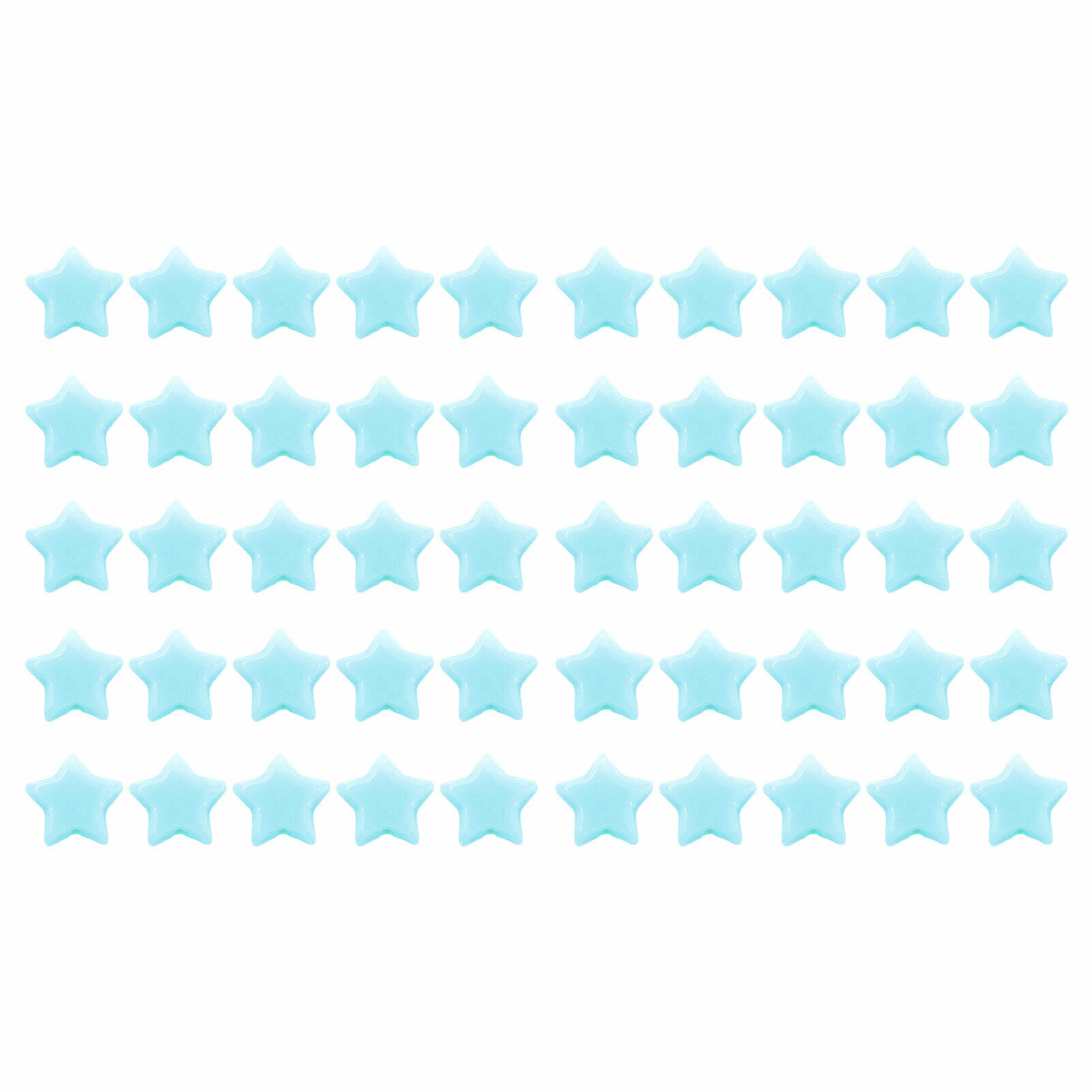 50 шт. Защитный колпачок для спиц в форме звезды, симпатичный, акриловый, синий