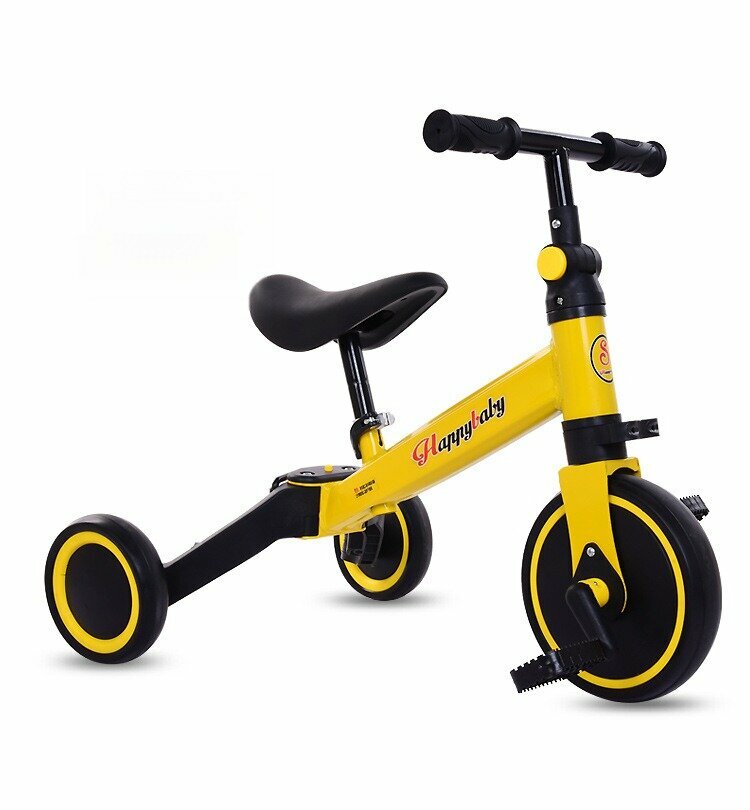 Детский велосипед 3-в-1 детский сад уличный автомобиль, одиночный трехколесный велосипед, педальный велосипед, кабриолет для балансировочного автомобиля, простая машина для дошкольника, игрушечная машинка