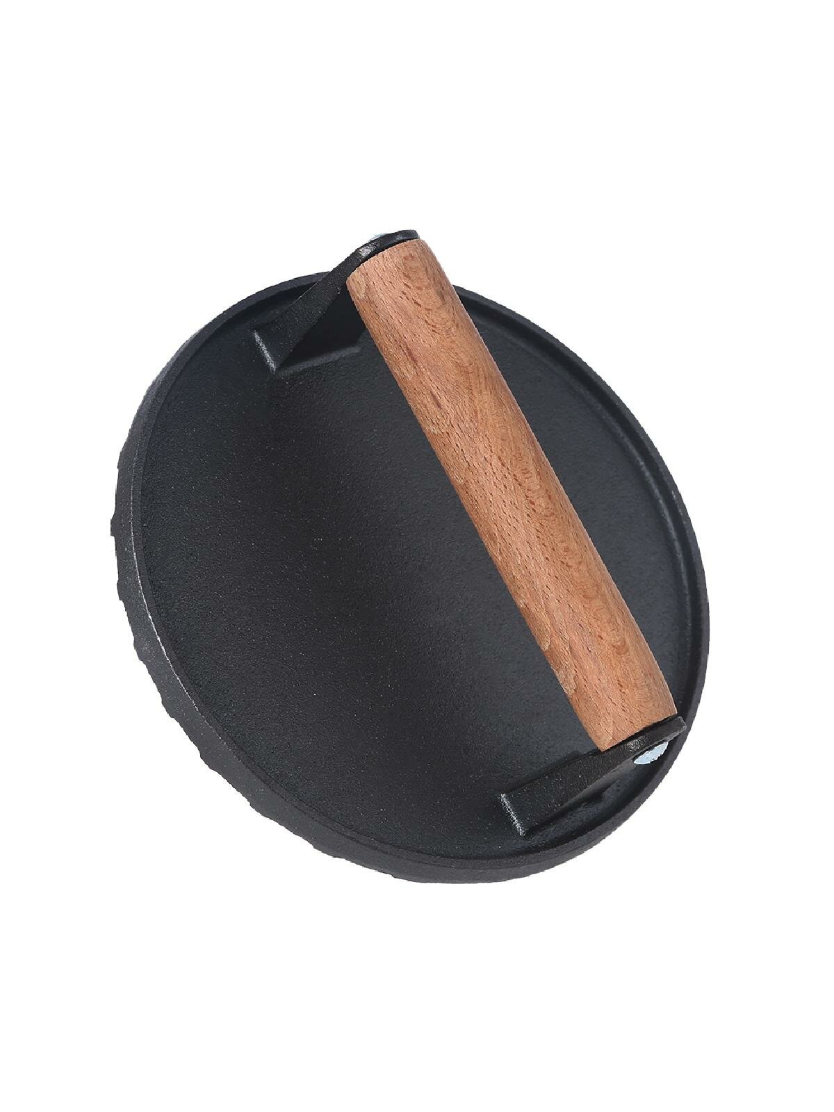 Чугунная мясопрессовочная пластина барбекю стейк мясопрессовочная пластина круглая