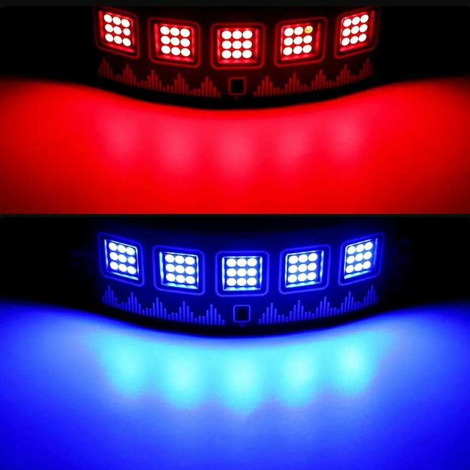 Светодиодный стробоскоп Disco LED Strobe 10 RGB с ПДУ, Мигающие огни дискотеки