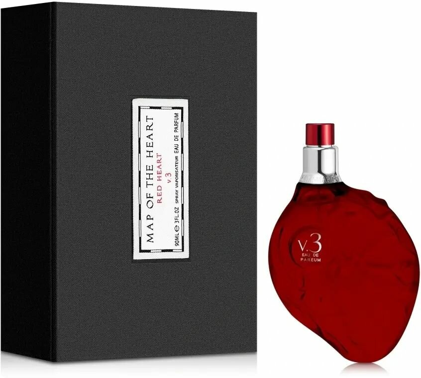 MAP OF THE HEART RED HEART V 3 Парфюмерная вода женская 90 мл