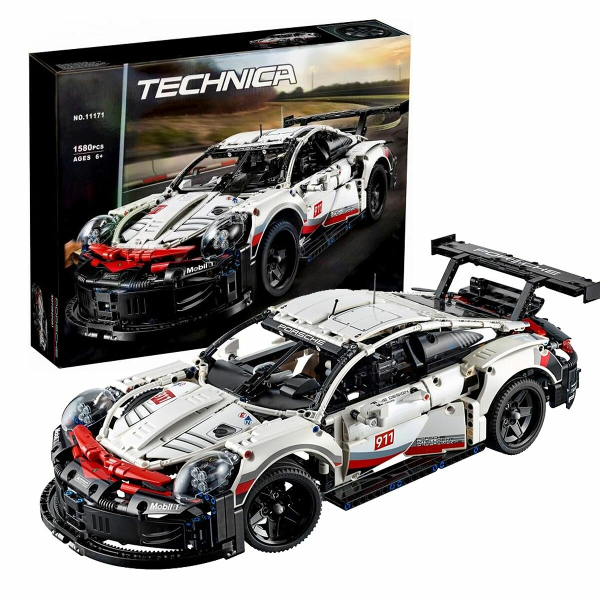 Конструктор Porsche 911 RSR / Creator Expert / Деталей